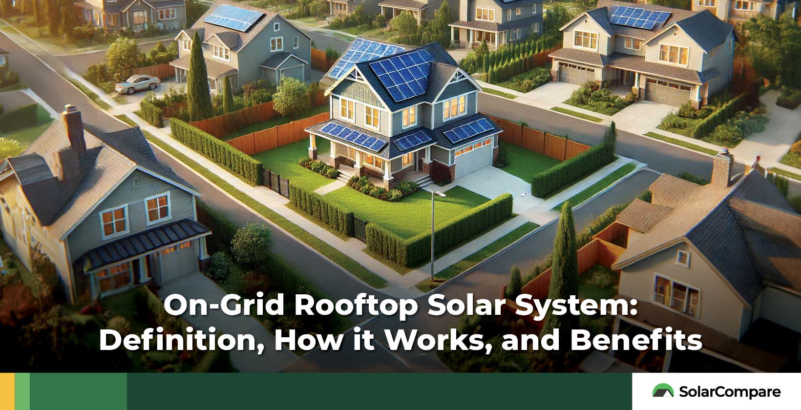On-Grid Rooftop Solar System: Definition, and How it Works